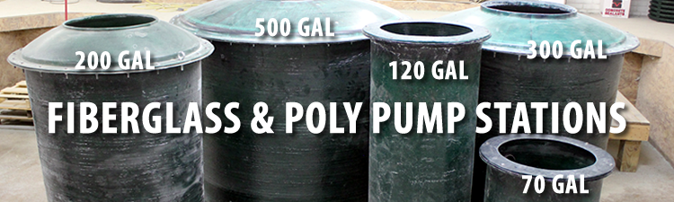 500 Gallon Duplex Sewage Lift Stations for Residential & Commercial Use